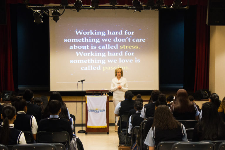 Judy Spires Encourages Esperanza Academy's Women #SpeakerSeries - Esperanza